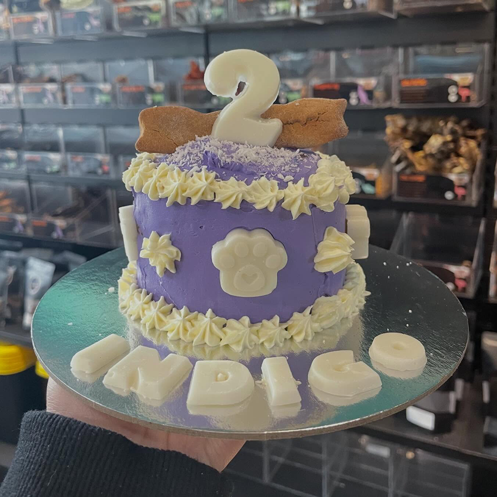 Small Dog Birthday Cake - Doghouse Cafe